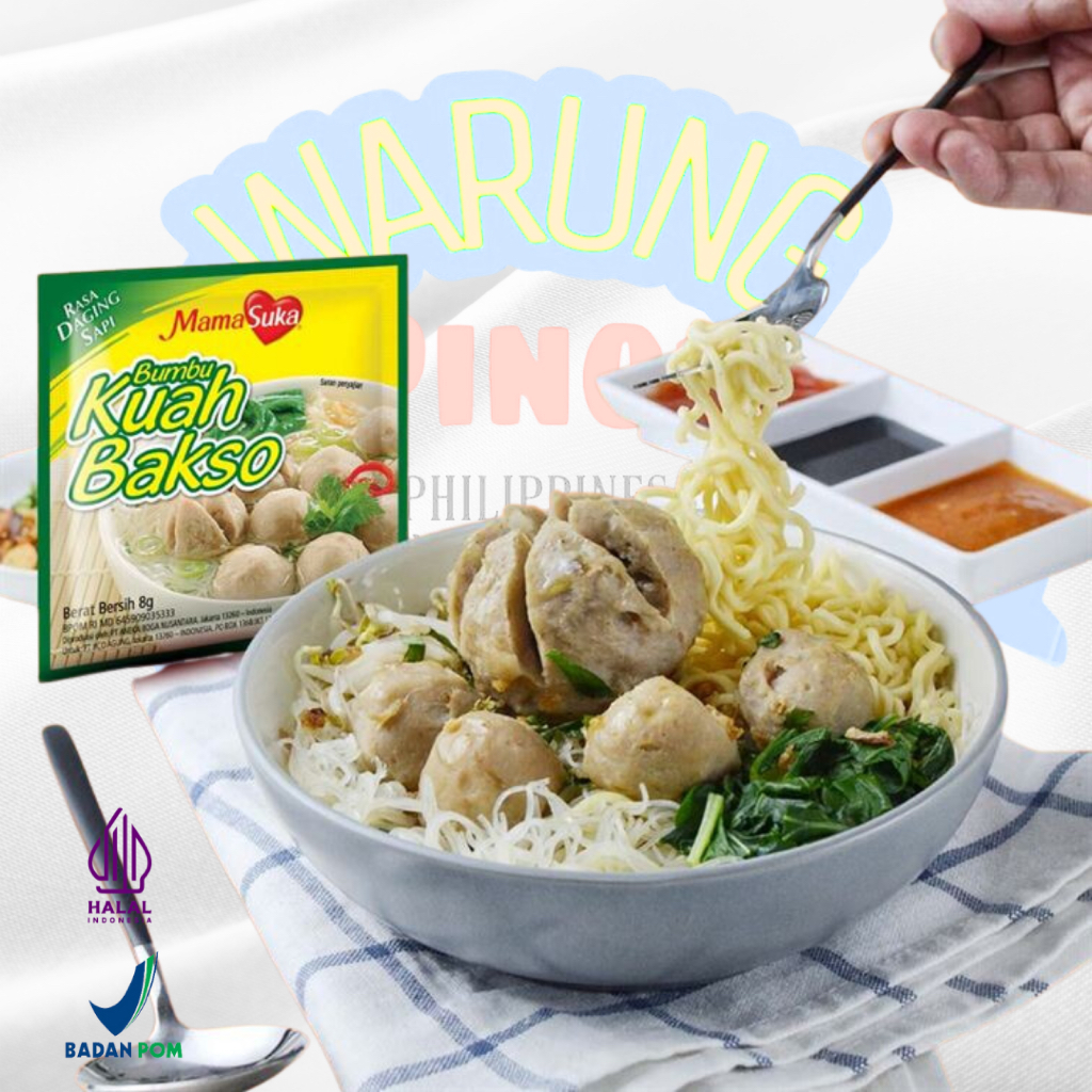 Indonesia Meat Ball Instant Seasoning Mama Suka Bumbu Kuah Bakso Per ...