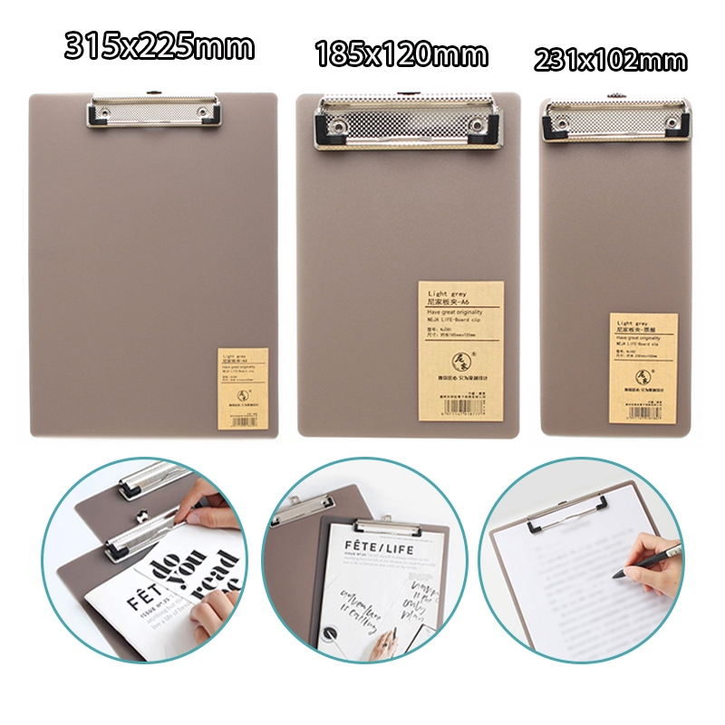 Clipboard Receipt Writing Sheet Pad Clip Board Folder Organizer Clip A4 ...