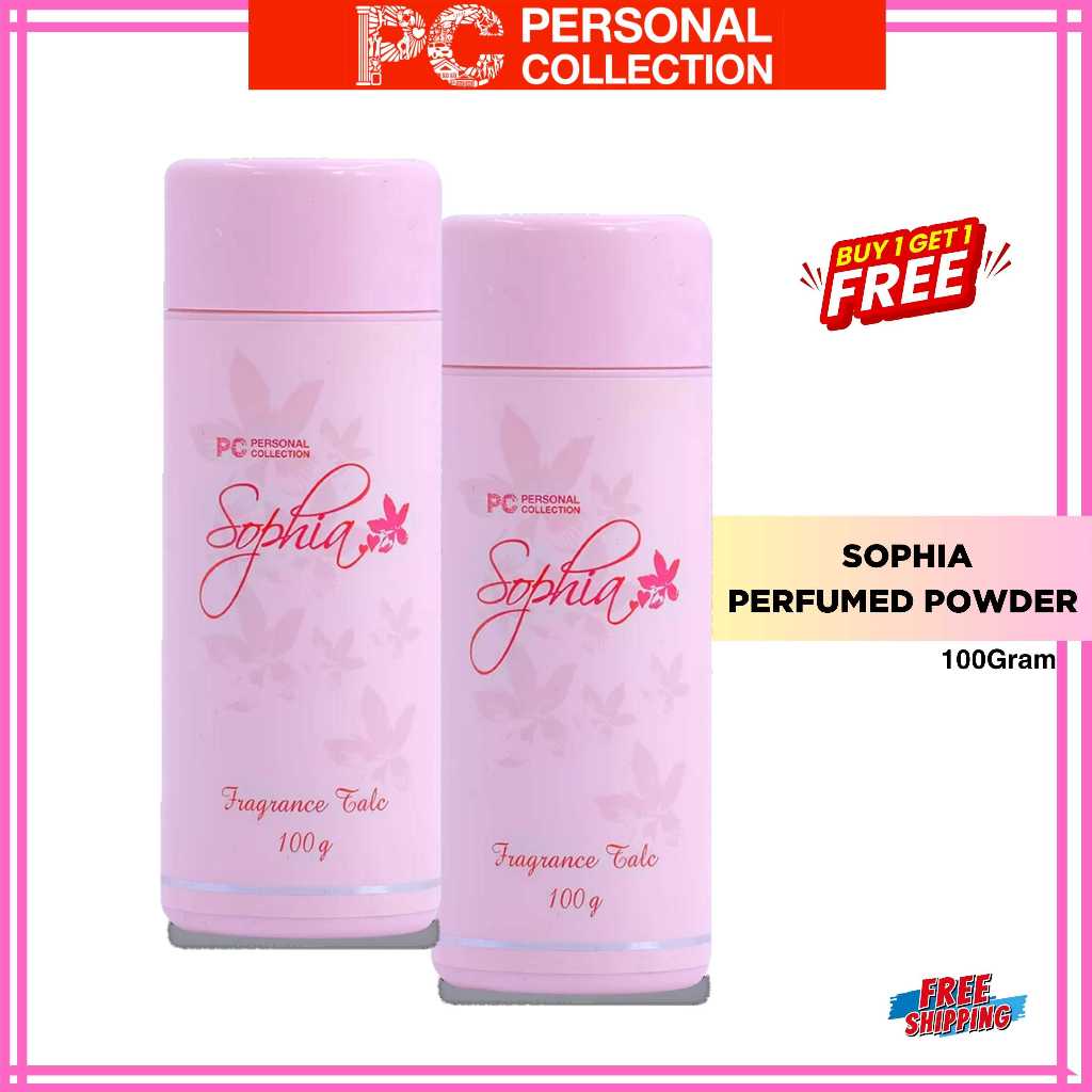 Personal Collection Sophia Fragrance Talc Powder 100Gram | Shopee ...