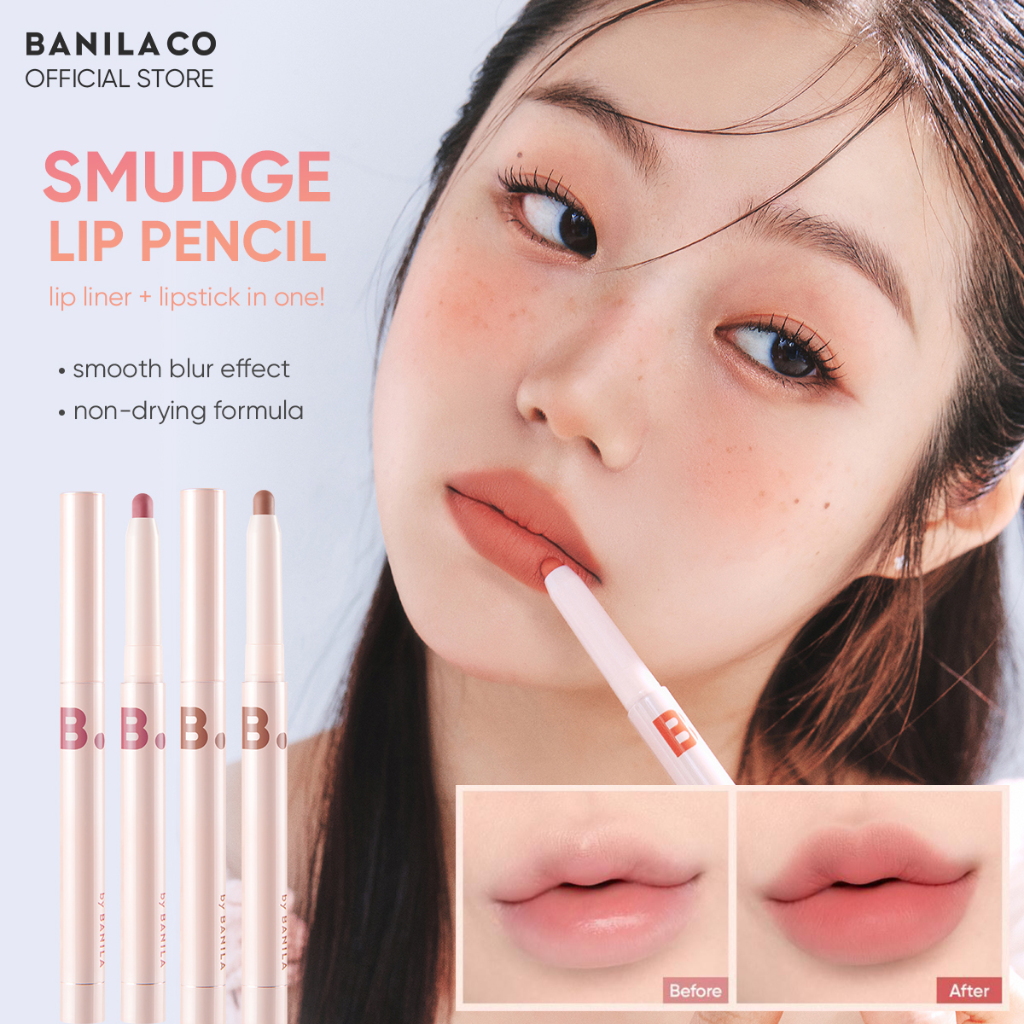 Banila Co Smudging Lip Pencil 0.8g [BUDGE-PROOF / LONG LASTING LIP LINER] | Shopee Philippines
