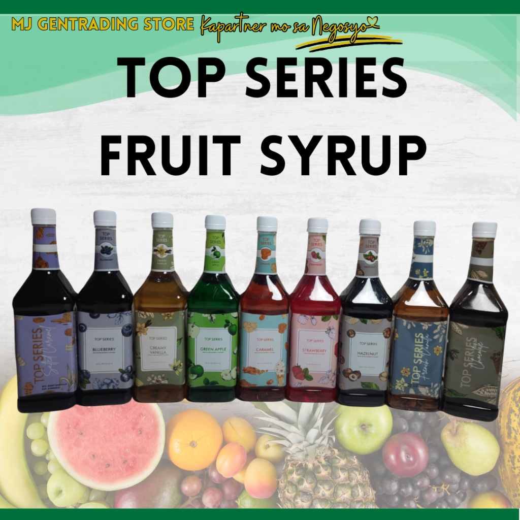 Top Series Fruit Syrup 750ml shp4 | Shopee Philippines