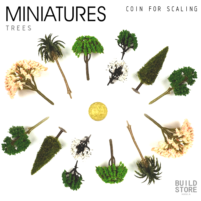 8cm 6cm 4cm Miniature Trees for DIY Miniatures, Architecture Models and ...