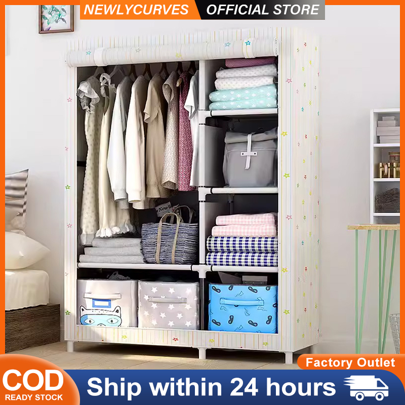 NEW - Big Capacity Clothes Storage Wardrobe Large Size Storage Cabinet ...