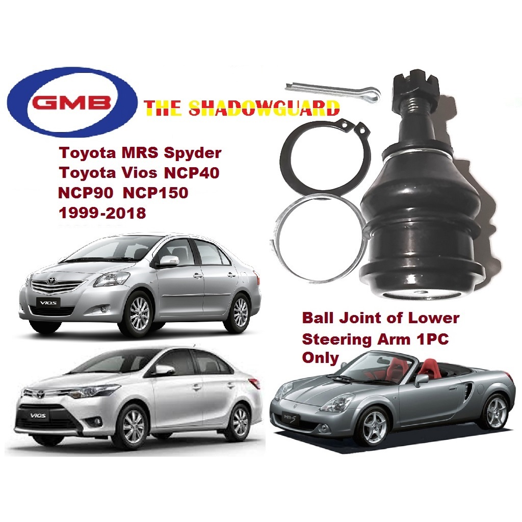 Ball Joint of Lower Steering Arm 1PC Only for Toyota Vios MRS GMB Made ...
