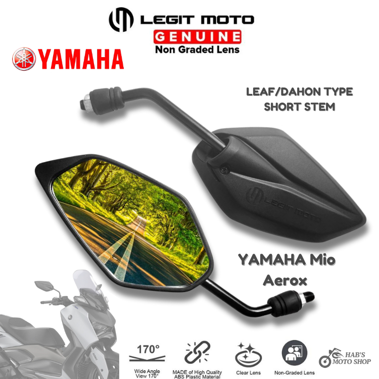 YAMAHA Mio Aerox LEGITMOTO High-Quality MINI Leaf Type Short Stem Non ...