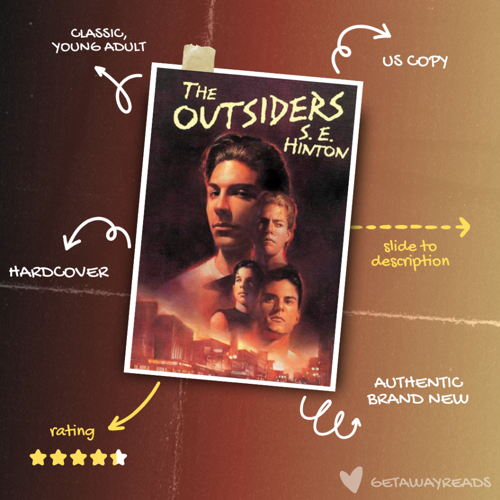 The Outsiders by S. E. Hinton (Hardcover) | Shopee Philippines