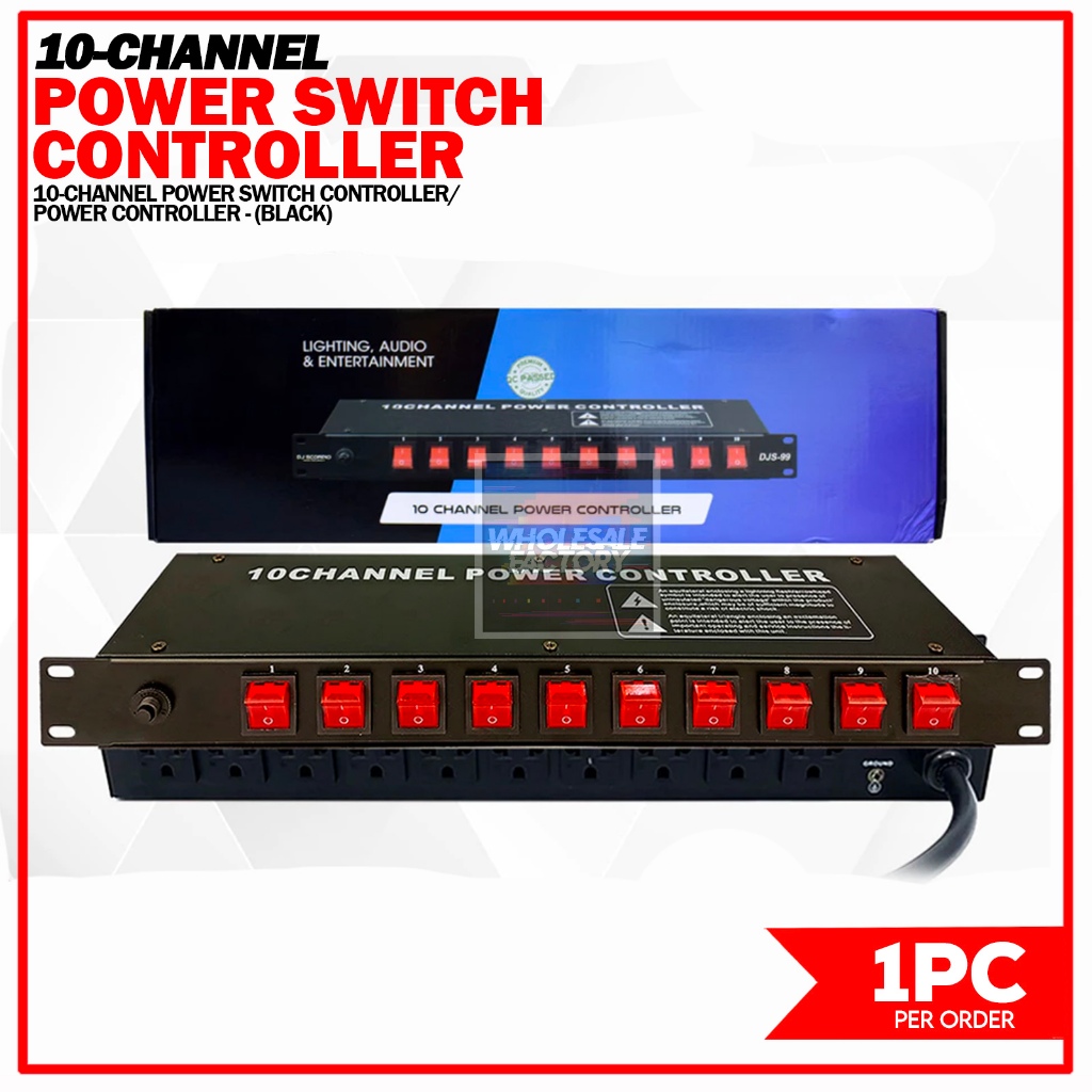 10-Channel Power Switch Controller / Power Controller - (BLACK ...