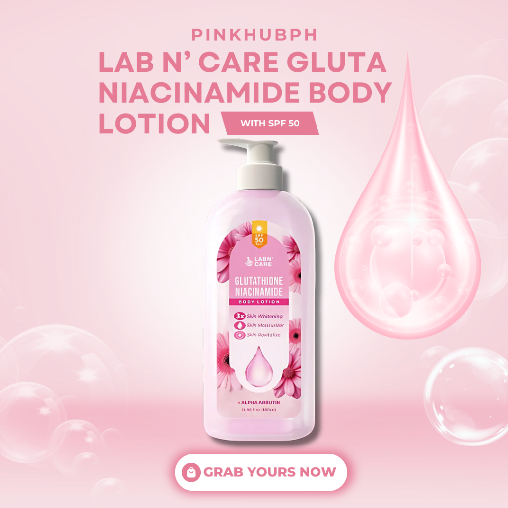 Labn' Care Glutathione Niacinamide Body Whitening Lotion 500ML With SPF ...