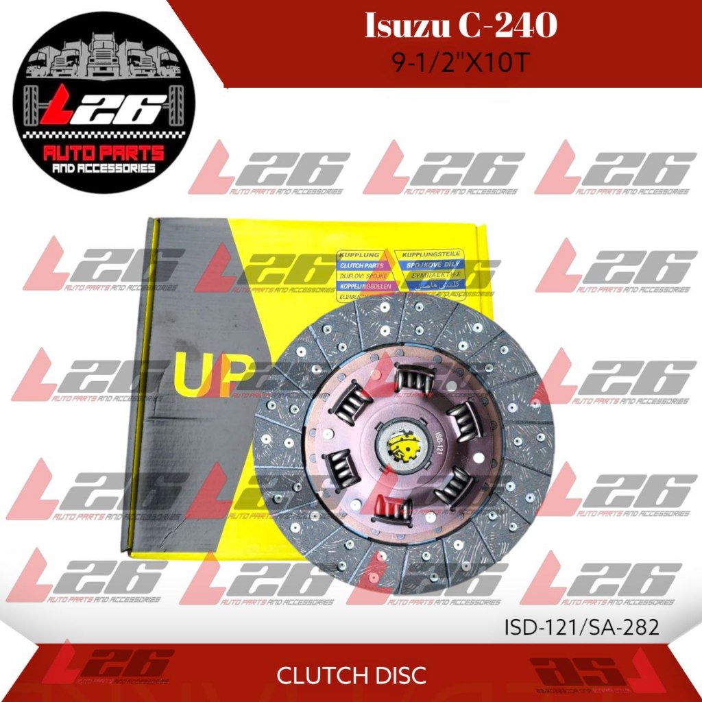 Isuzu C-240 CLUTCH DISC PRESSURE PLATE 9-1/2"x10TEETH ISD-121/SA-282 UP ...