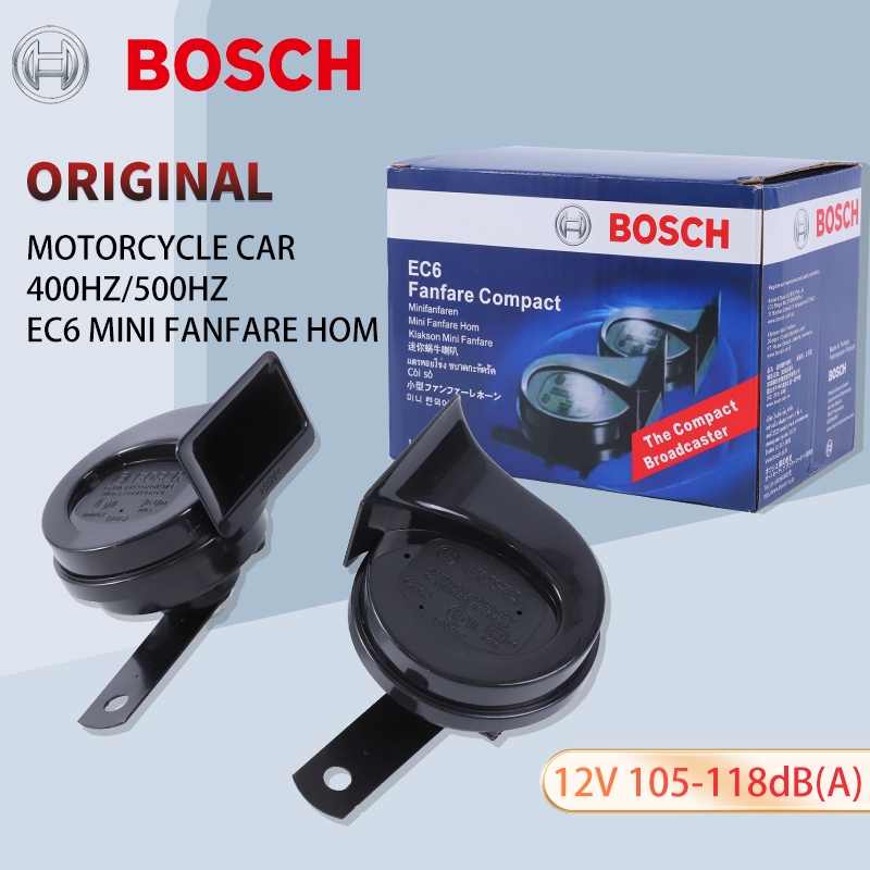 Bosch Horn EC6 Compact Horn 12v 400Hz/500Hz Original Car and Motorcycle ...