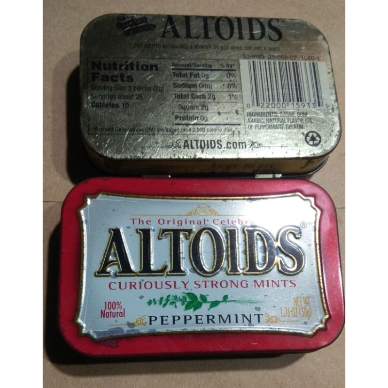 Vintage_Altoids_Peppermint_Tin_small_box | Shopee Philippines