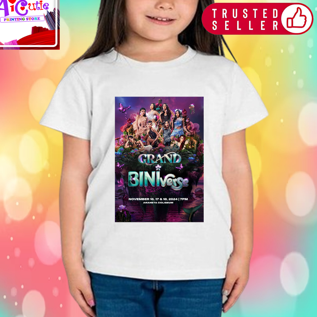 GRAND BINIVERSE CONCERT TSHIRT DESIGN - AVAILABLE ALL SIZES FROM KIDS ...
