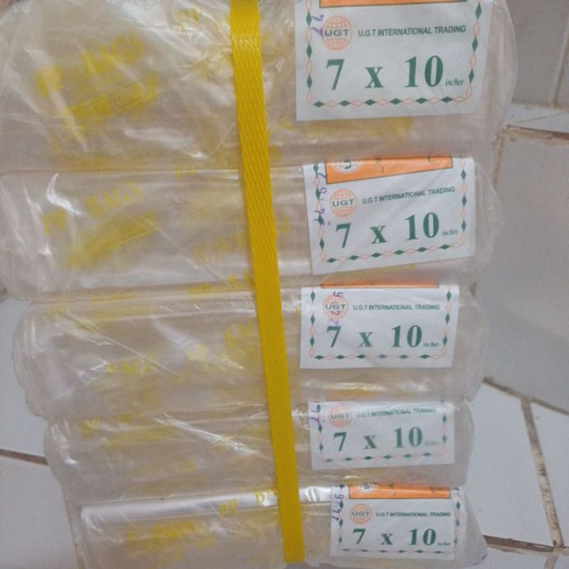 7x10 Plastic Pp Bags for Repacking 1pack 100pcs. | Shopee Philippines