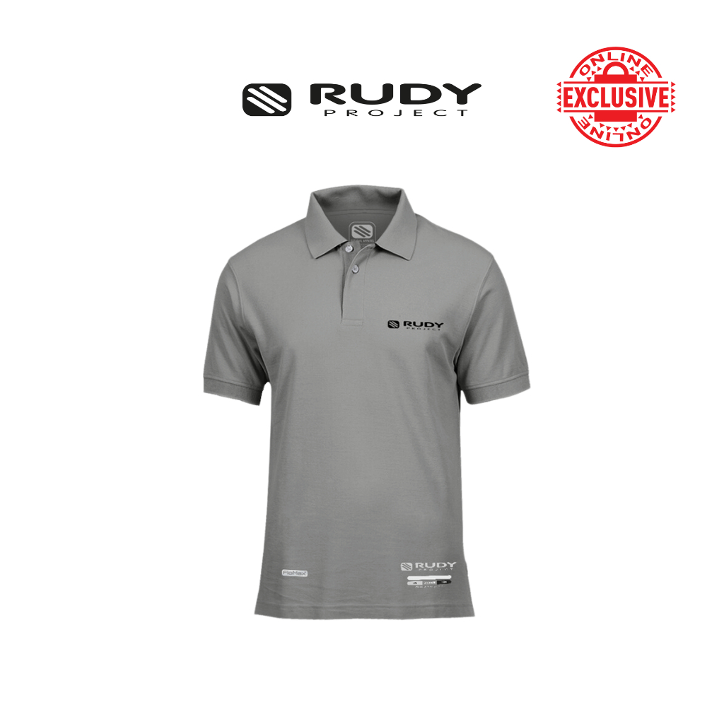 Rudy Project Logo Active Polo in Grey | Shopee Philippines