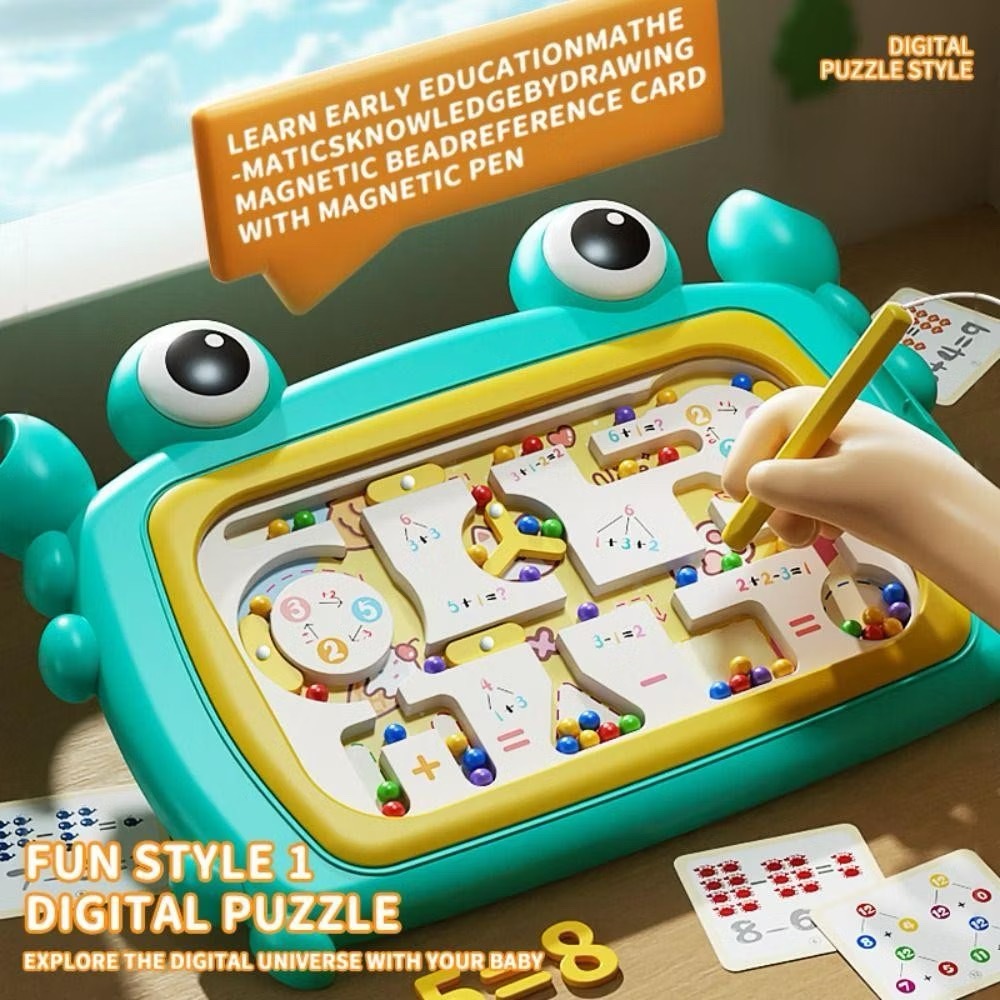 Educational Interactive Crab Magnetic Puzzle Color Classification Toys ...