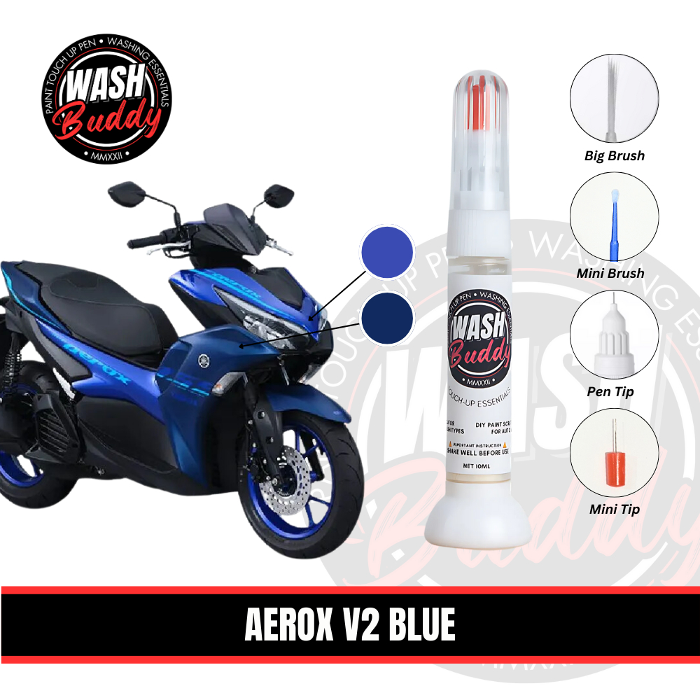 Aerox V2 Blue Color Touch Up (Paint Correct) | Shopee Philippines
