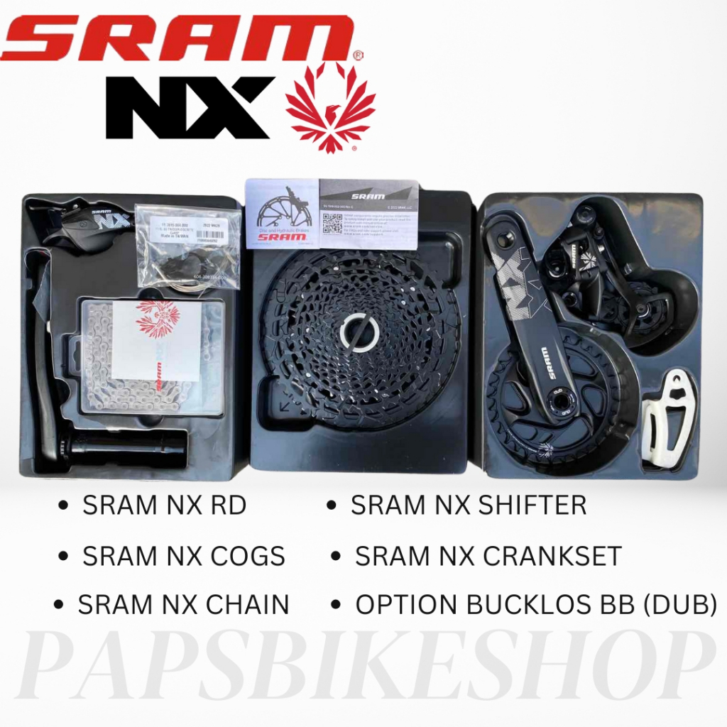 SRAM NX EAGLE Groupset and SRAM SX EAGLE UPKIT for Mountain Bike ...
