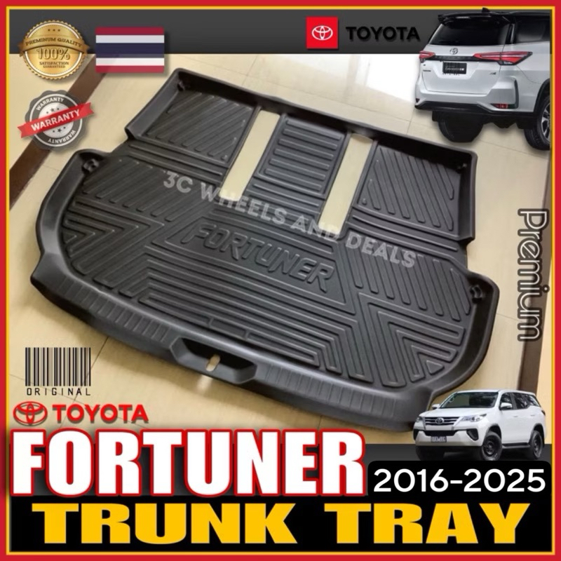 TOYOTA FORTUNER 2016-2025 PREMIUM TRUNK TRAY W/ EXTENSION | Shopee ...