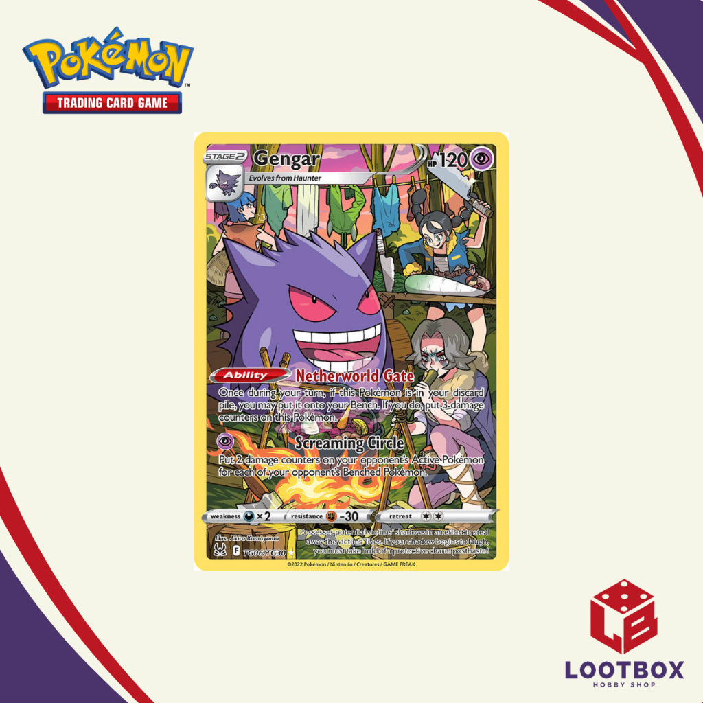 Pokemon Card Game: Gengar (Trainer Gallery) - Lost Origin | Shopee ...