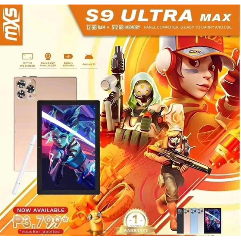 MXS S9 ULTRA MAX 10.0 inches | Shopee Philippines