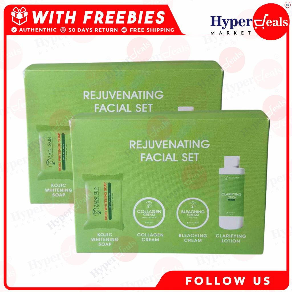 2 Set Rejuvenating Facial Set | Zaine Skin Whitening, Bleaching ...