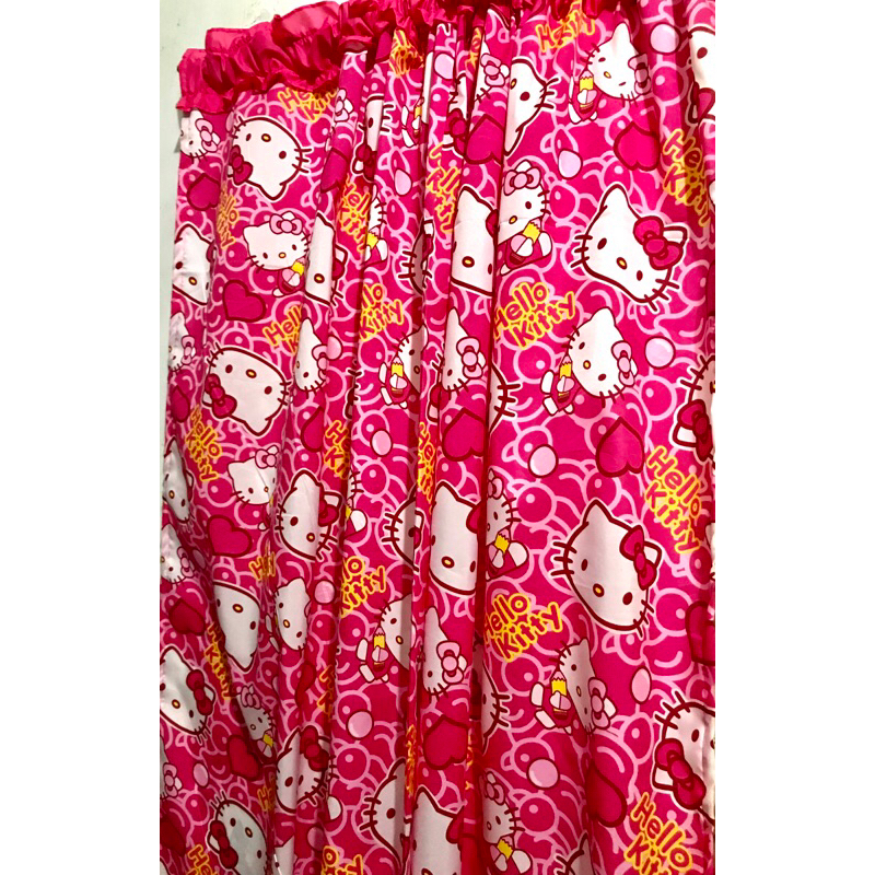 hello kitty curtain door ,window,valance,panglababo | Shopee Philippines