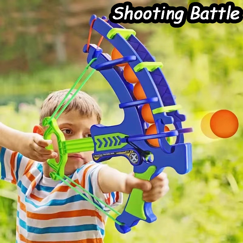 Carrot bow and arrow toy children's sticky ball slingshot crossbow ...