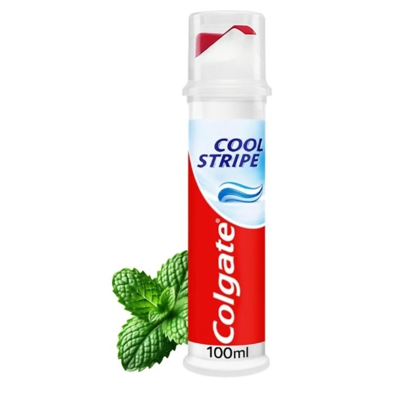 Colgate Cool Stripe Triple Pump Toothpaste 100mL | Shopee Philippines