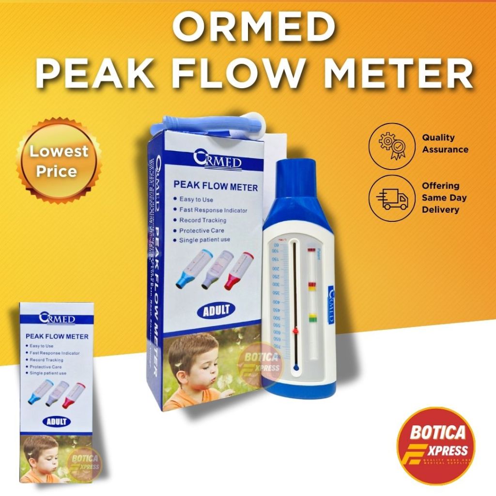 ORMED Peak Flow Meter | Portable Peak Flow Meters Adult | Media ...