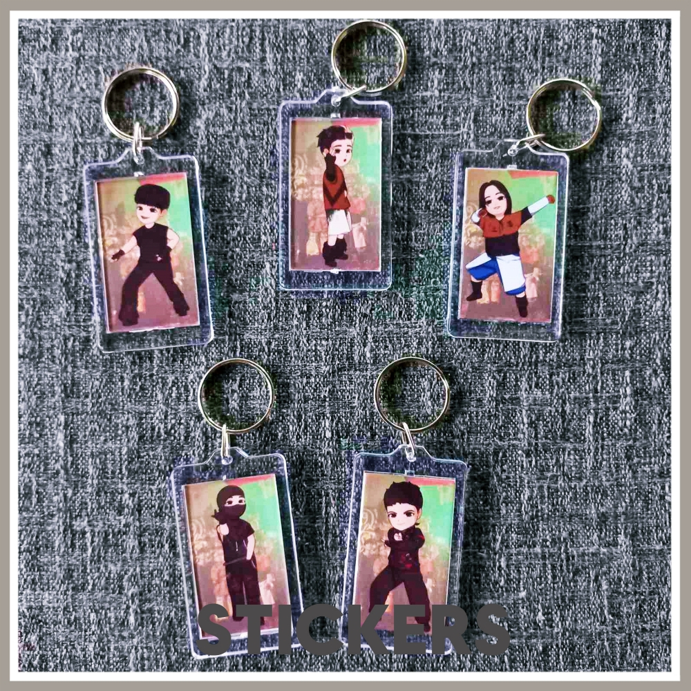 SB19 Kalakal Chibi Acrylic Keychain(Ken Josh Stell Pablo Justin ...