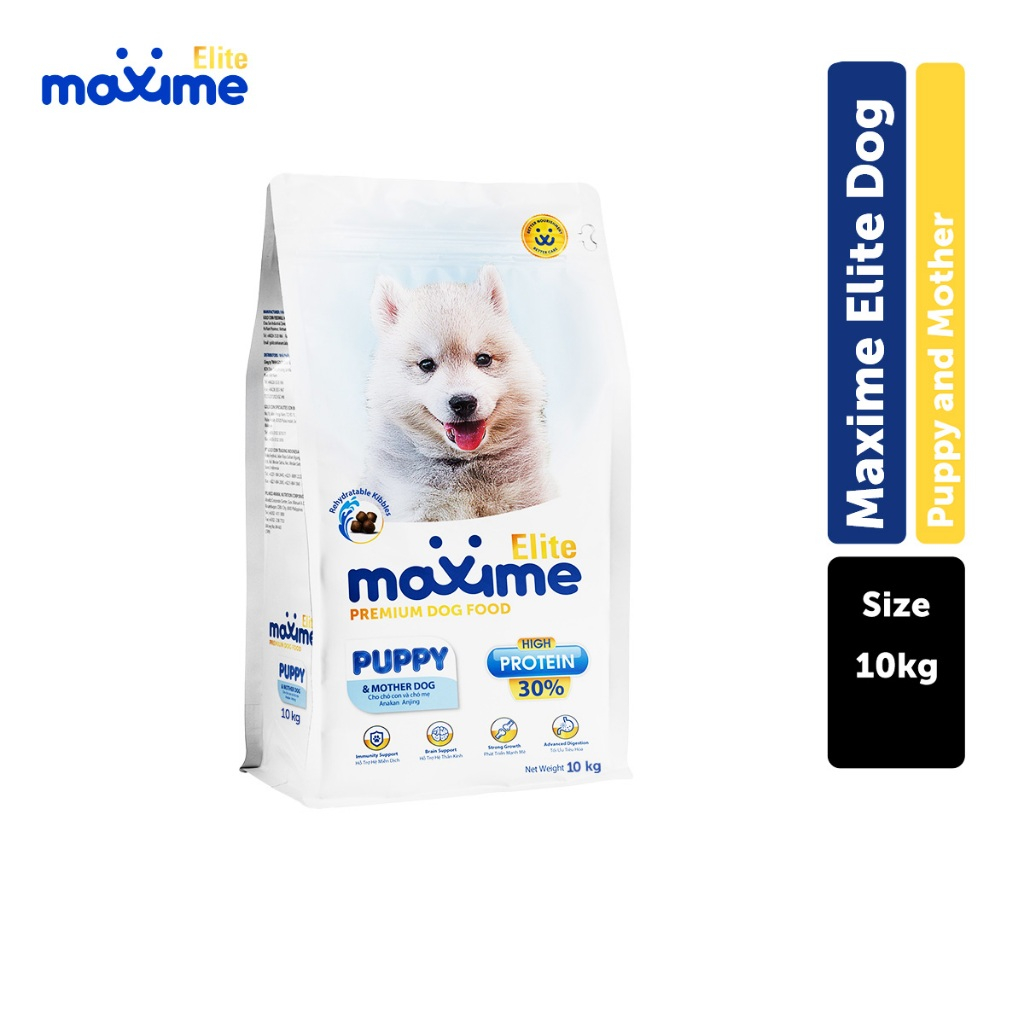 [SENSITIVE DOGS] Maxime Elite Puppy and Mother Dog High Protein 10kg | Shopee Philippines