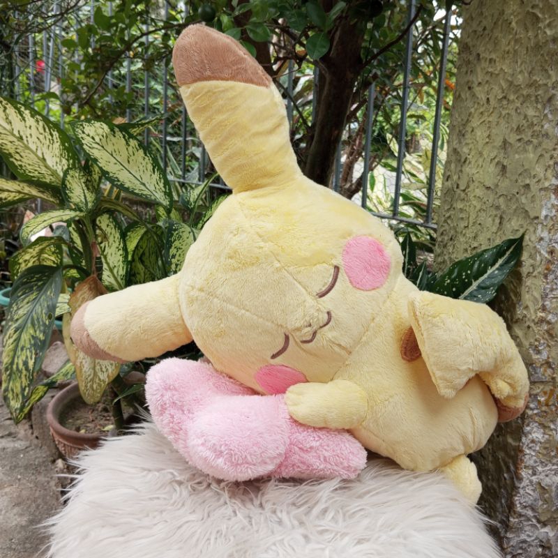 Ichiban Kuji BANDAI Spirits Pokemon Sleeping Pikachu Plush Toy | Shopee ...