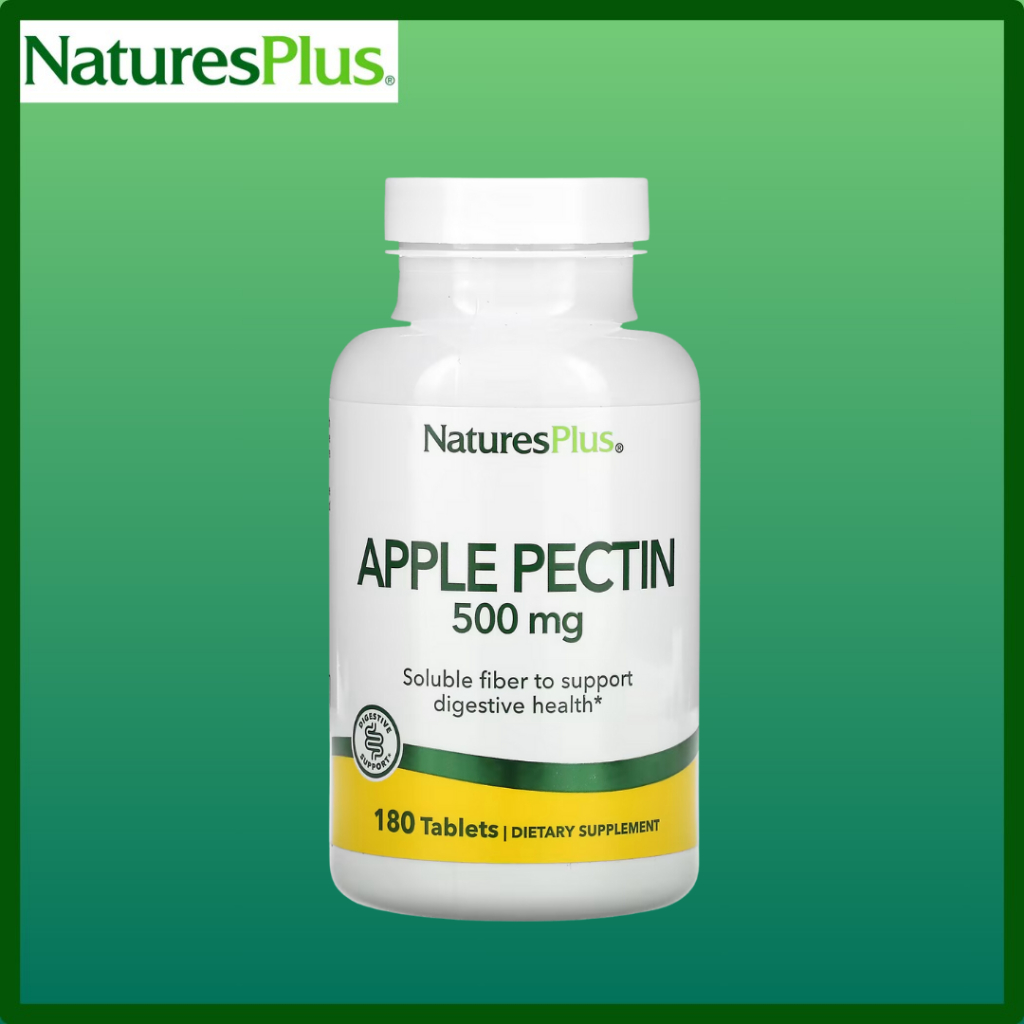 NaturesPlus, Apple Pectin, 500 mg, 180 Tablets | Shopee Philippines