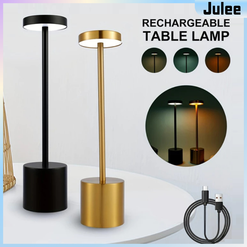 Table Lamp LED Desk Lamp Usb Rechargeable Bar Light Touch Control ...