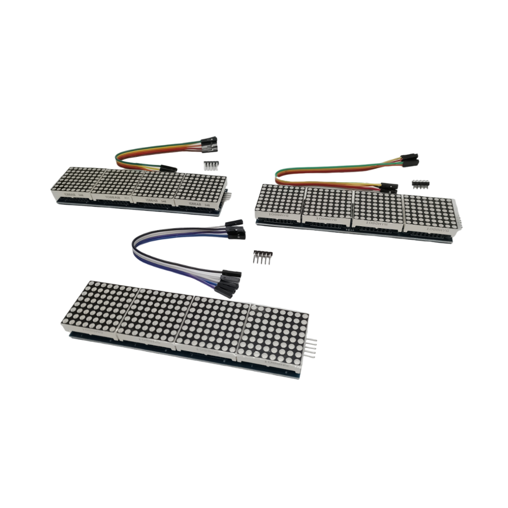 MAX7219 DOT MATRIX 4-in-1 DISPLAY MICRO CONTROLLER MODULE with 5-PIN ...