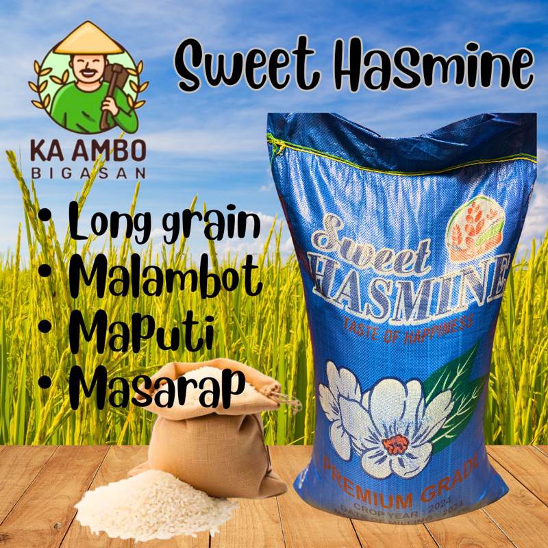 10KG SWEET HASMINE RICE (REPACKED) | Shopee Philippines