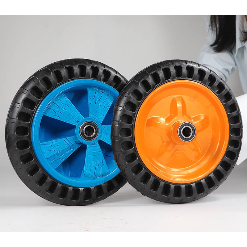 12-Inch Solid Rubber Perforated Tires Suitable For Quiet Handcart ...
