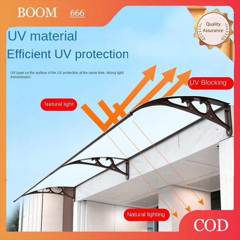 BOM Canopy for window Heavy-duty Awning Canopy Roofing with cket Frame ...