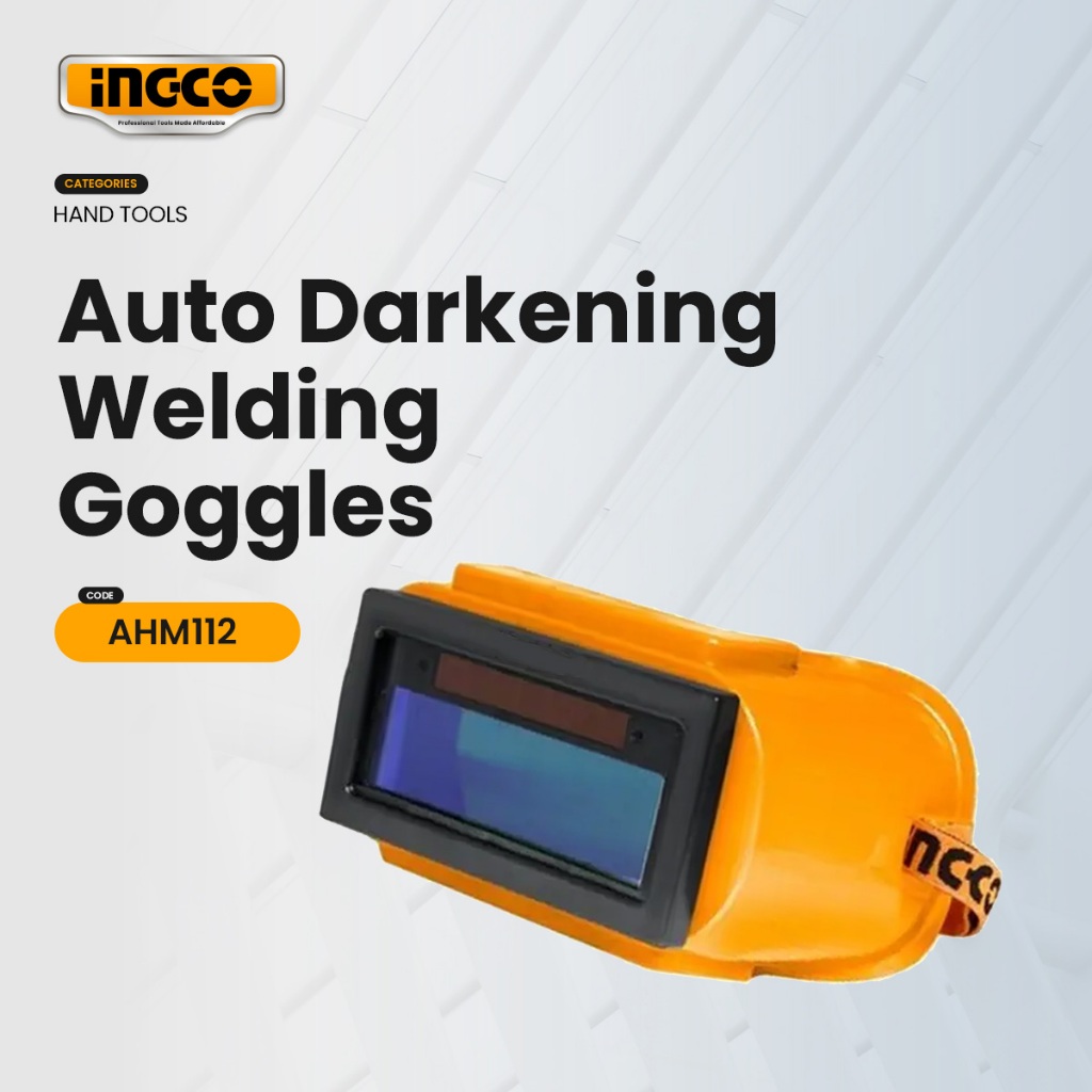 Ingco Auto Darkening Welding Goggles | Eye Glasses with Automatic On ...