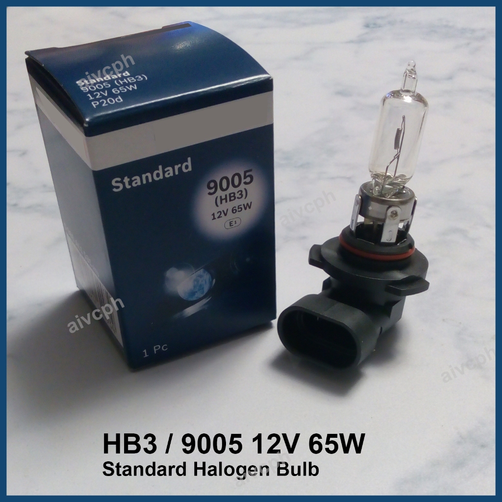 HB3 9005 Auto Bulb 65W 12V Halogen P20d Headlight 65 watts High Fog ...