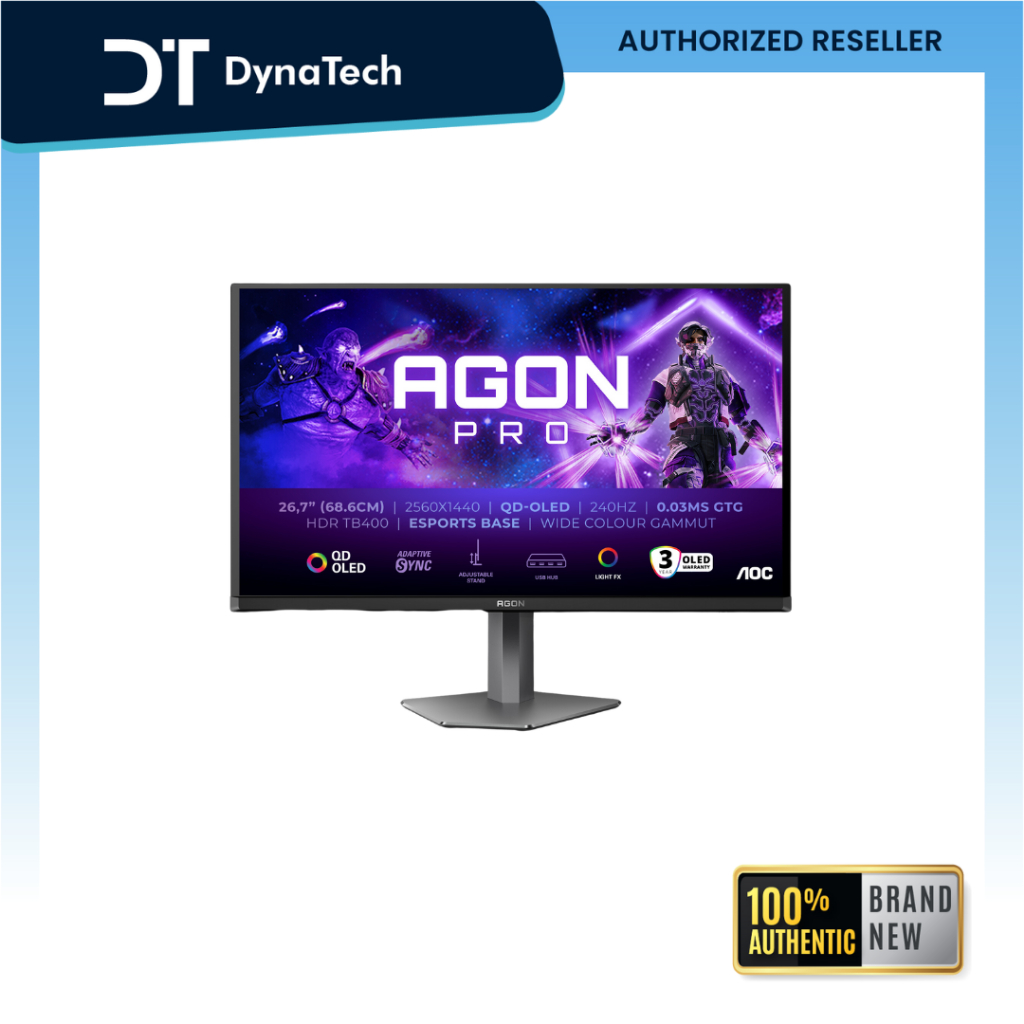 AOC Agon Pro AG276QZD2 QD OLED 26.5" QHD (2560x1440) 240Hz 0.03ms ...