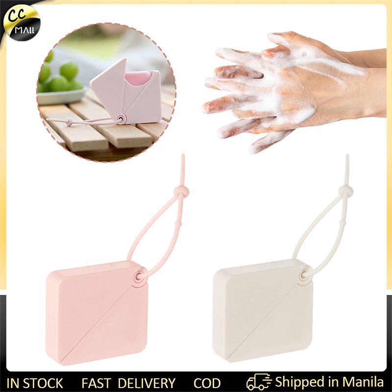 50 Pcs/box Travel Soap Sheet Portable Hand Soap Sheet Mini Soap Paper ...