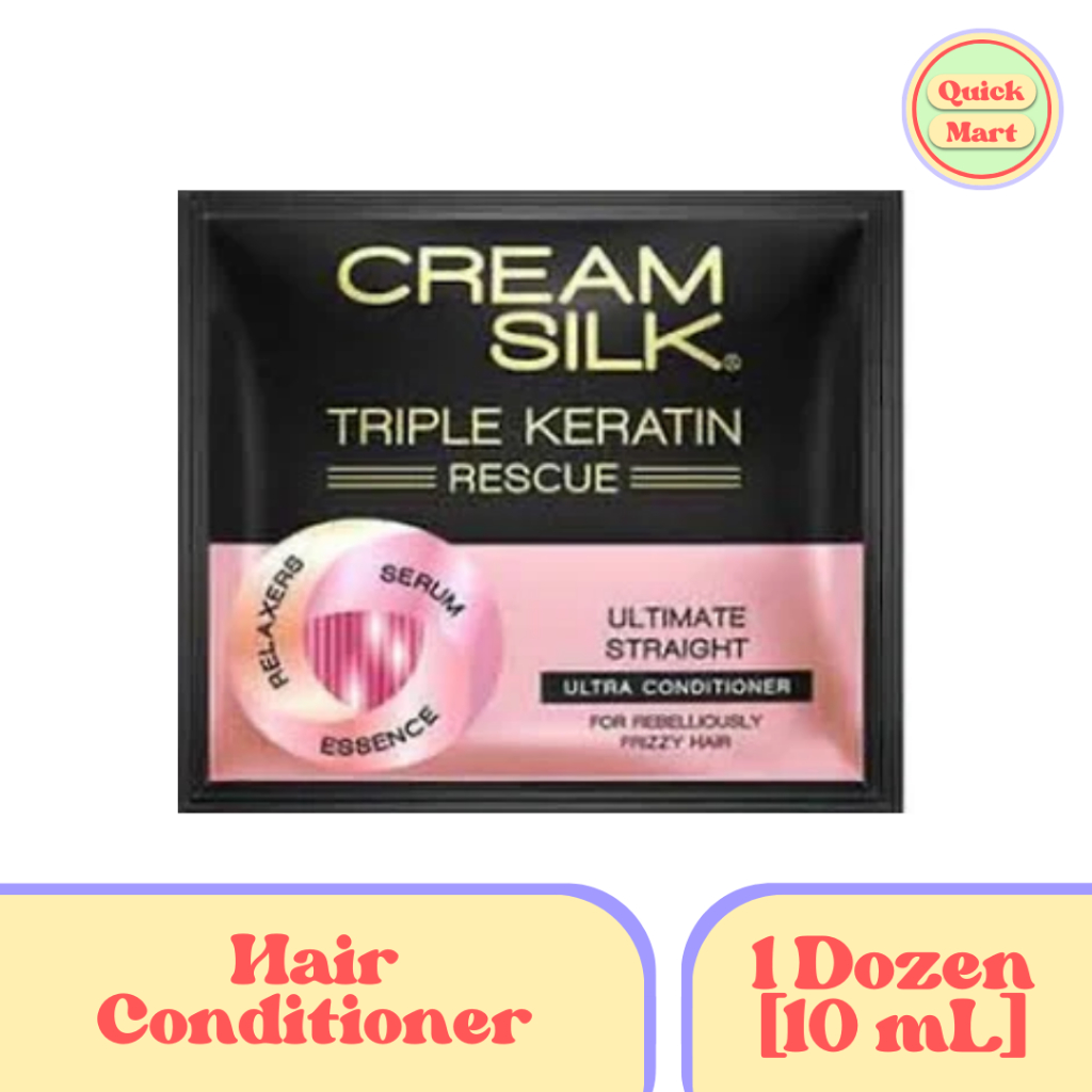 Cream Silk Ultimate Straight Hair Conditioner 10mL (11+1 Sachets ...