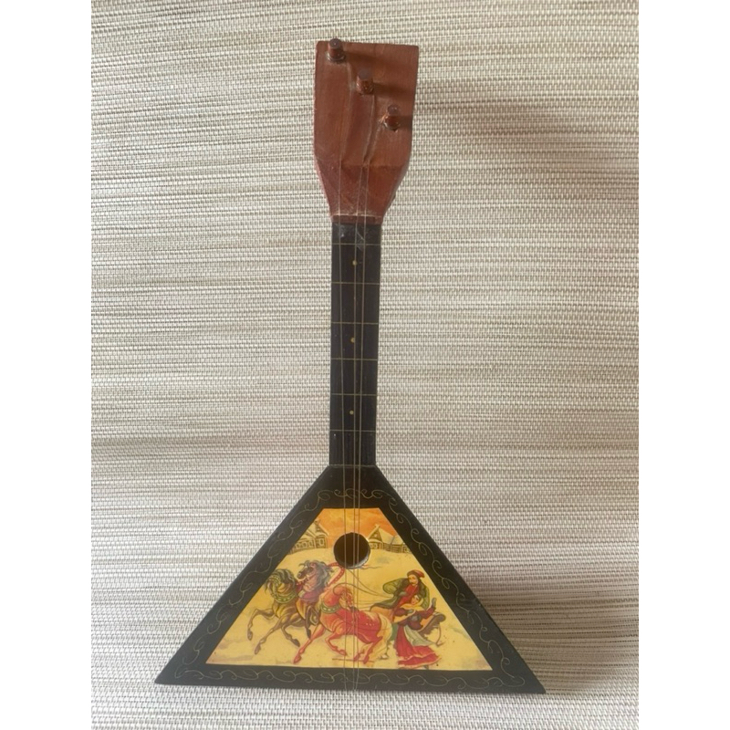 Russian Balalaika Wooden String Guitar USSR Musical Instrument | Shopee ...