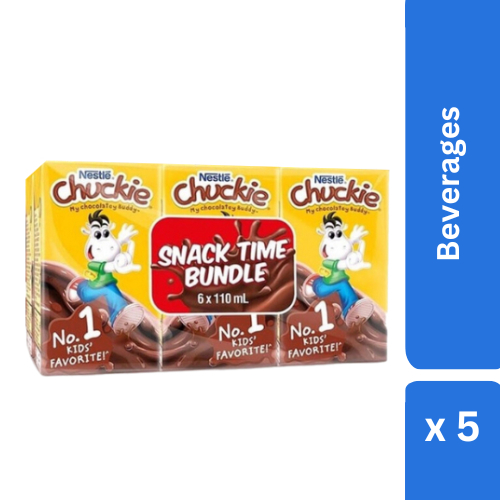 Chuckie Opti-Grow Flavoured Milk Baon Saver's Pack 6's (110ml) , Bundle ...