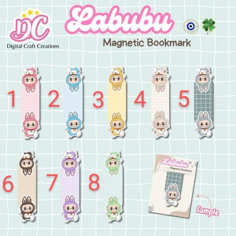 LABUBU Inspired Magnetic Bookmark | Shopee Philippines