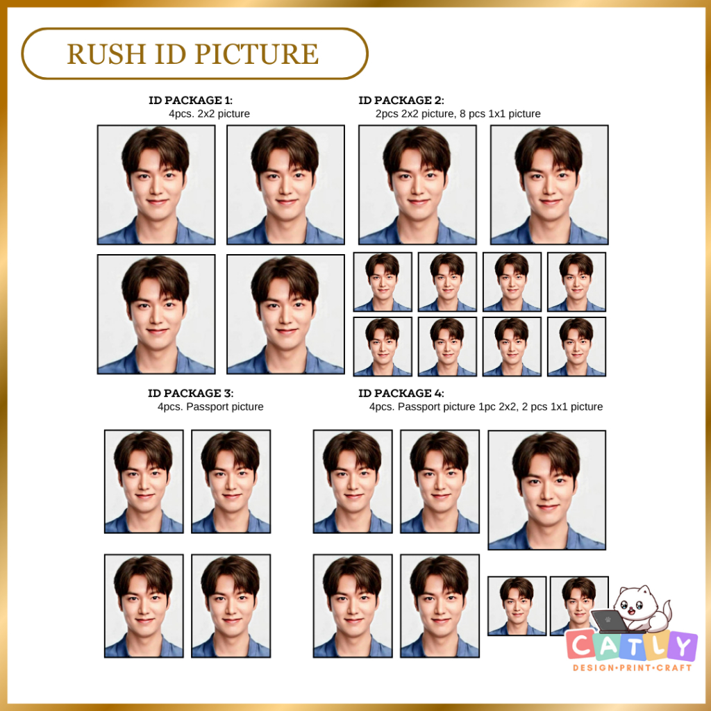 ID PICTURE | RUSH ID | 1X1,2X2,PASSPORT SIZE | PHOTO PRINTING | Shopee ...