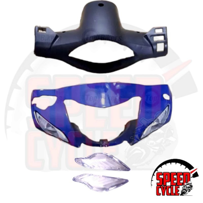 FRONT AND BACK COWLING WITH SIGNAL LENS FOR HONDA WAVE 100/100R (DISC ...