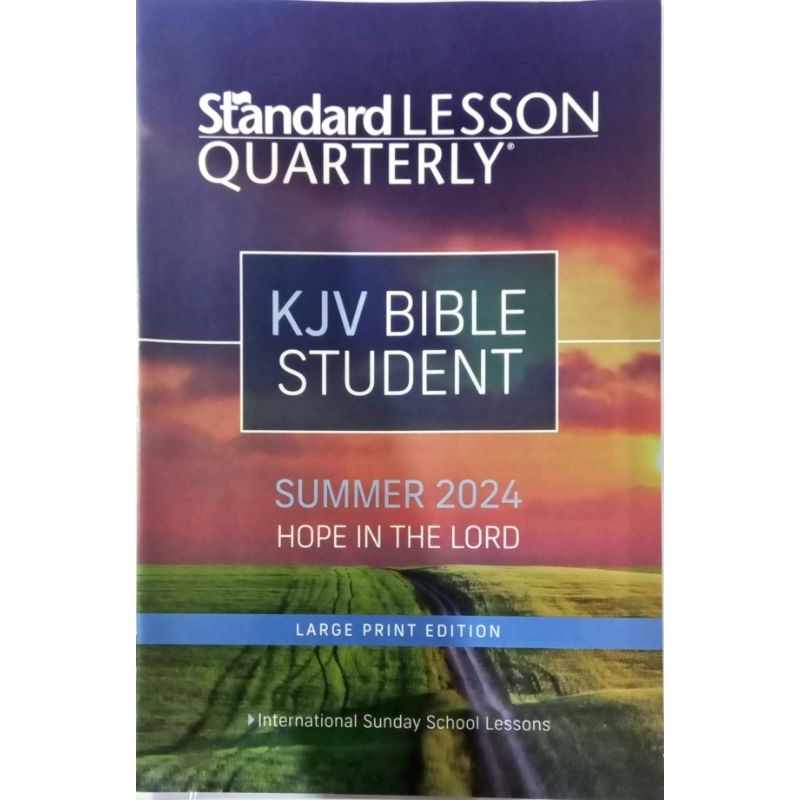 KJV Bible Student Standard Lesson Quarterly Summer 2024 PRELOVED Large ...