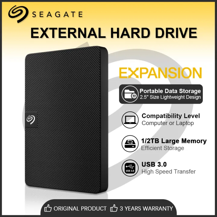 Seagate Expansion Portable Drive 2TB 1TB External Hard USB 3.0 External ...